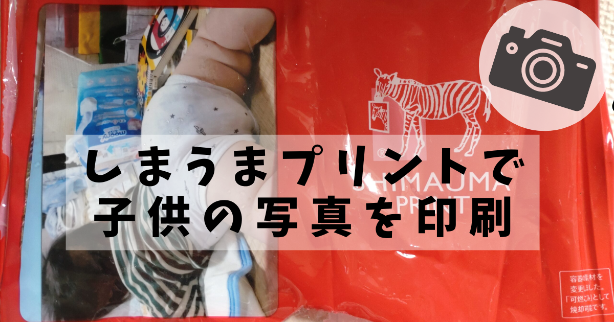 【写真】しまうまプリントで子供の写真を印刷注文【安い】 | みつママ子育て奮闘記